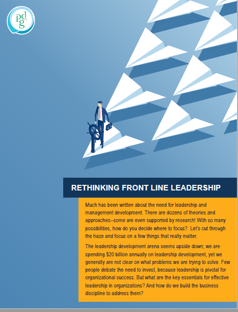 White Paper: Rethinking Front Line Leadership